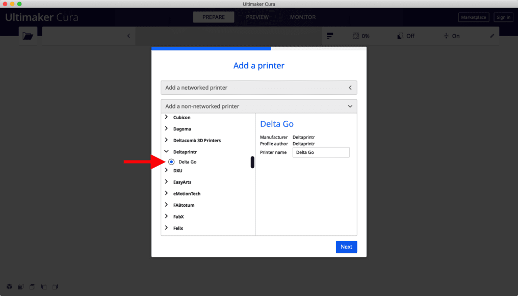 Delta Go - Deltaprintr